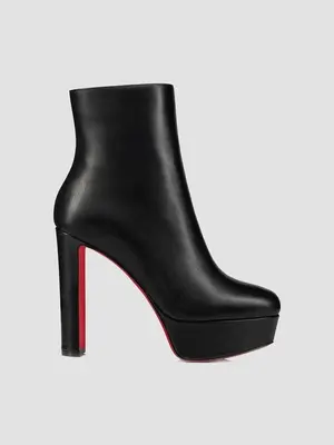 CHRISTIAN LOUBOUTIN Loo Booty 130mm Boots - Black