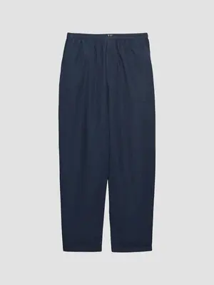 Prada Linen Blend Pants - Blue