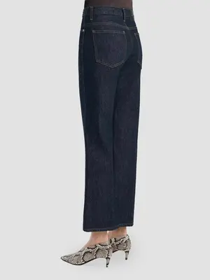 Khaite Clara Cotton Bootcut Jeans - Benson