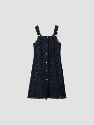 Miu Miu Macrame Dress - Blue