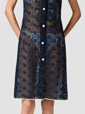 Miu Miu Macrame Dress - Blue