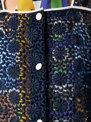 Miu Miu Macrame Dress - Blue
