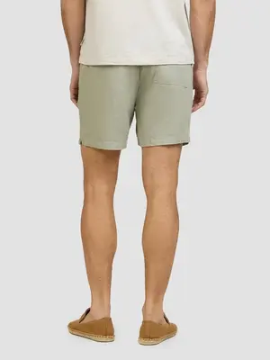 Onia Air Linen-blend Shorts - Elm