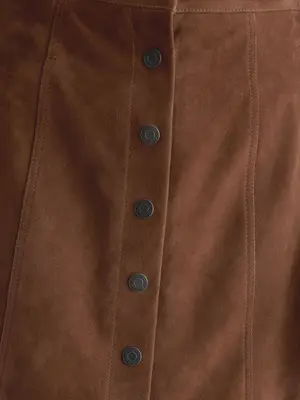Ag Evie Suede Miniskirt