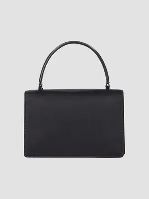 Akris Alice Crystal-embellished Silk Top Handle Bag