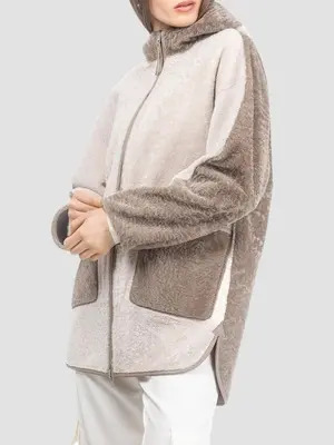 Gorski Textured Shearling Lamb Parka