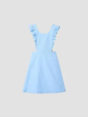 Miu Miu Poplin Apron Dress