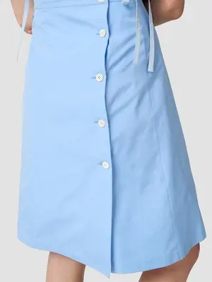 Miu Miu Poplin Apron Dress