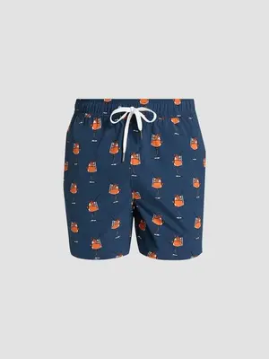 Onia Charles Swim Trunk - Navy Multi