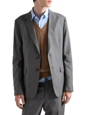 Prada Single-breasted Silk Suit