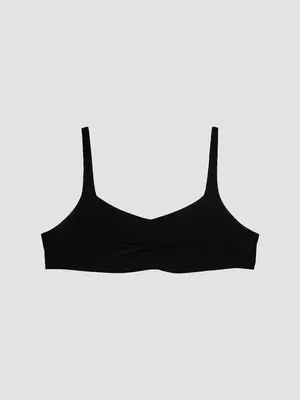 Prada Crepe De Chine Top - Black
