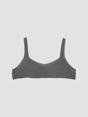Prada Crepe De Chine Top - Grey