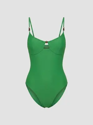 NICHOLAS THE LABEL Anela One-piece Swimsuit - Leaf