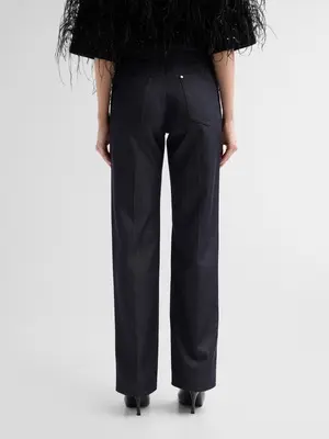 Michael Kors Stovepipe Wool-cotton Jeans