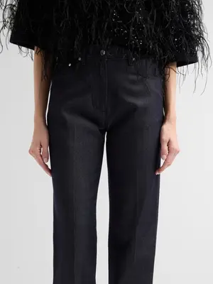 Michael Kors Stovepipe Wool-cotton Jeans