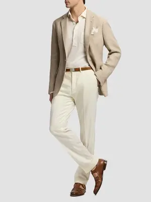 Ralph Lauren Purple Label Herringbone Linen-blend Sport Coat