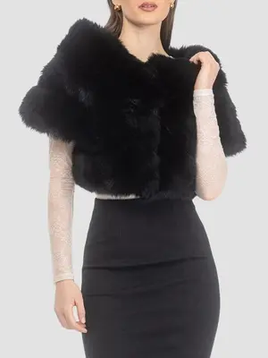 Gorski Merinillo Shearling Lamb Capelet