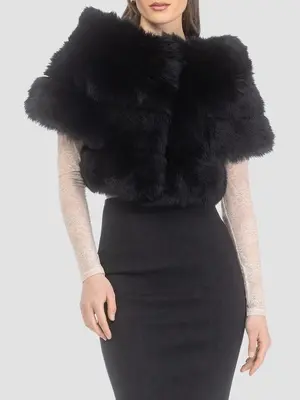 Gorski Merinillo Shearling Lamb Capelet