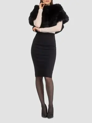 Gorski Merinillo Shearling Lamb Capelet