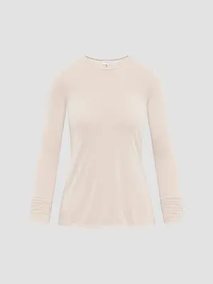 ARTEMIS DICIERO Dasha Long-sleeve Top - Bone