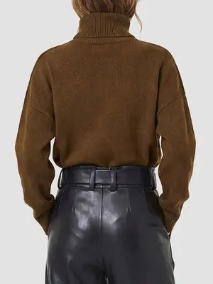 NICHOLAS THE LABEL Esme Wool Sweater - Cumin
