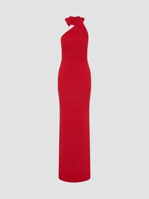 Rebecca Vallance Raziel Crepe Column Gown