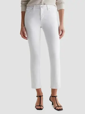 Ag Mari High-rise Slim-straight Crop Jeans