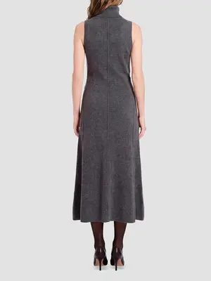 NICHOLAS THE LABEL Zinnia Wool Tie-waist Midi Dress