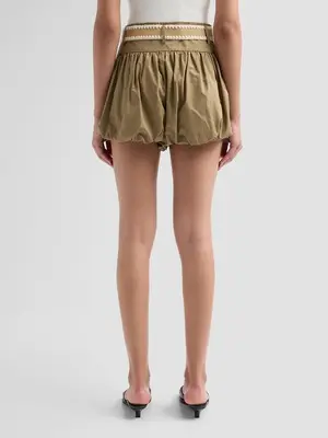 Cara Cara Ray Belted Bubble Shorts