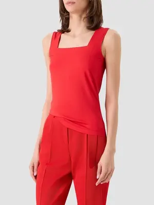 Akris Stretch Jersey Sleeveless Top - Red