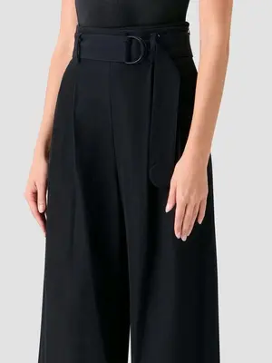 Akris Fiorella Linen-blend High-rise Pants