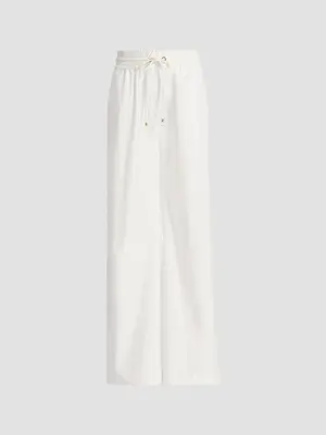 Zimmermann Story Side-button Cotton Track Pants