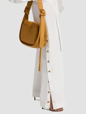 Zimmermann Story Side-button Cotton Track Pants - Ivory