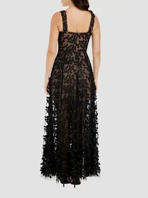 Dress The Population Anabel Floral Embroidered Maxi Dress
