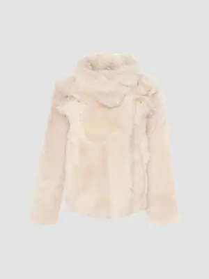 Gorski Toscana Shearling Lamb Reversible Jacket - Ivory
