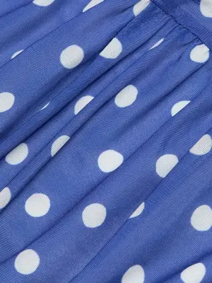 ASTON STUDIO Le Fleur Ezli Polka-dot Maxi Dress