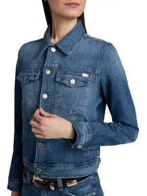 Ag Robyn Denim Crop Jacket