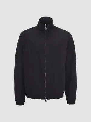 Gorski Classic Reversible Bomber Jacket - Black