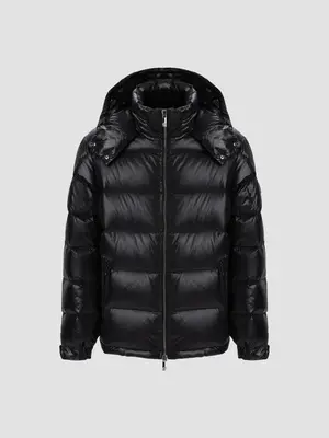 Gorski Quilted Down Parka - Black