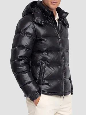 Gorski Quilted Down Parka - Black