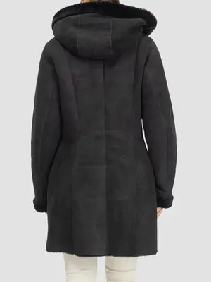 Gorski Merino Shearling Lamb Parka - Black