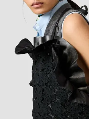 Miu Miu Macramé Pinafore Top