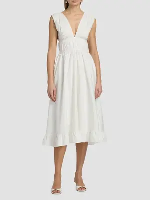 Peixoto Ava Cotton Midi-dress