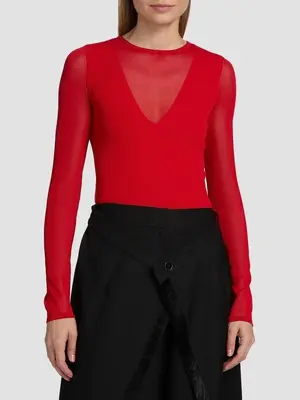JASON WU Long Sleeve Knit Top