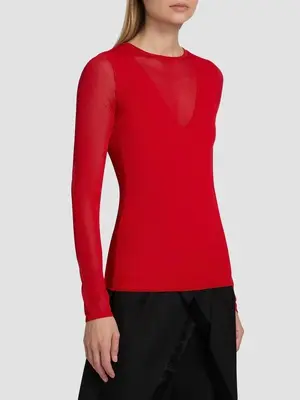 JASON WU Long Sleeve Knit Top