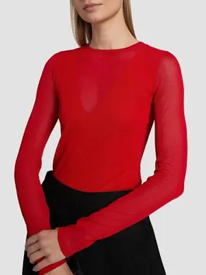 JASON WU Long Sleeve Knit Top