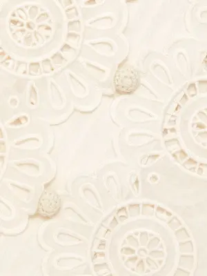 Zimmermann Lucky Embroidered Cotton Blouse