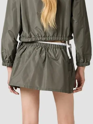 Miu Miu Technical Fabric Mini Skirt