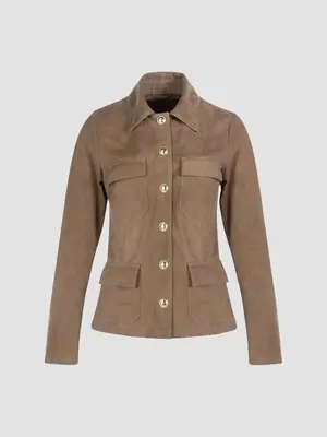 Gorski Select Metis Suede Jacket - Camel