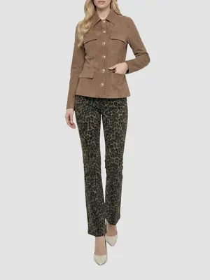 Gorski Select Metis Suede Jacket - Camel